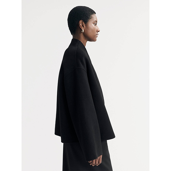 Soft Goat Short Jacket Black | OXHOLM - Oxholm